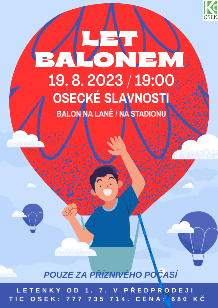 Let balonem na laně - Oficiální stránky města OSEK